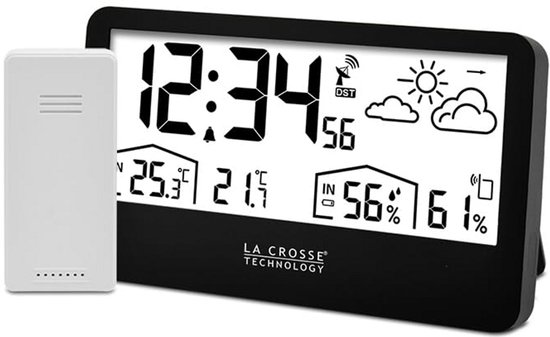 Digitale Weerstation met Binnen- en Buitensensor, Weersvoorspelling en ...