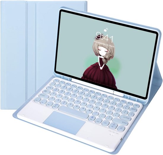 Draadloos Bluetooth Toetsenbord Cover met Zachte Beschermhoes voor iPad ...