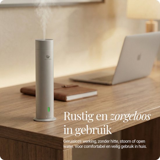 Pip & Wells® Pure One Aroma Diffuser – Waterloze Geurverspreider – Mat ...