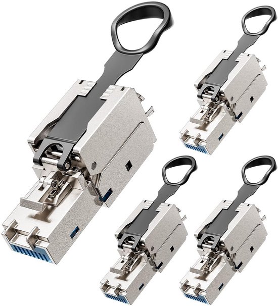 Toolless RJ45 Connectoren - Universele Netwerkstekkers voor Eenvoudige ...