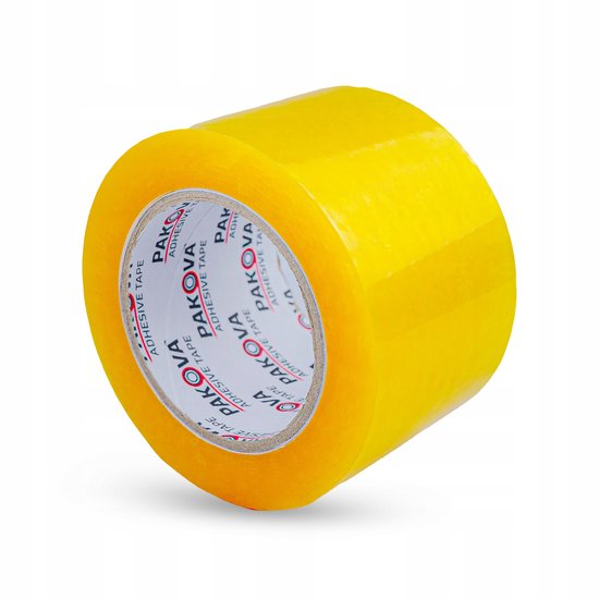 Pakova Pro Honingverpakkingstape 75 mm x 54 m - 3 rollen | bol