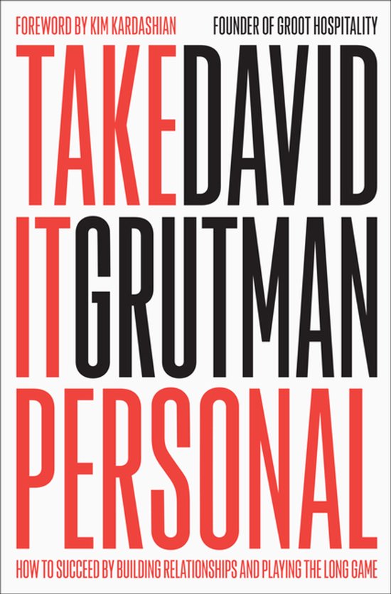 Take It Personal | 9781638933496 | David Grutman | Boeken | bol