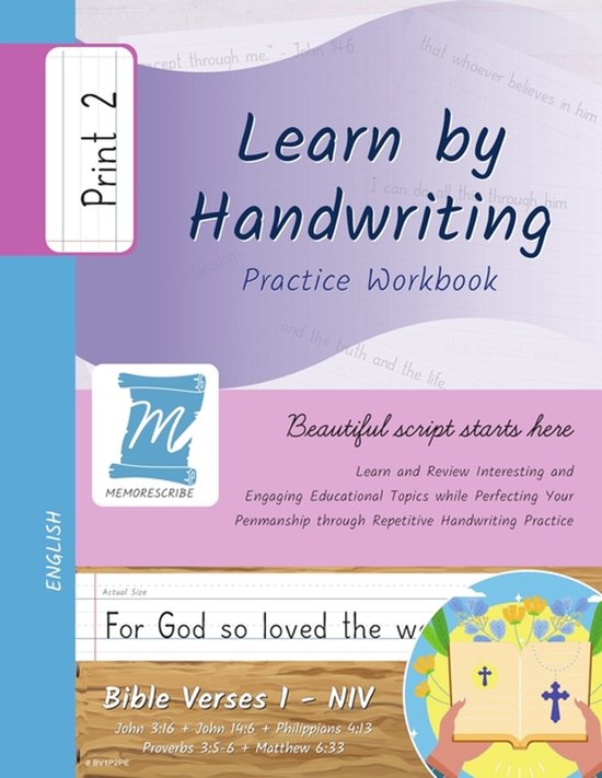 Bible Verse 1 - NIV- Handwriting Practice Workbook - Bible Verses 1 ...
