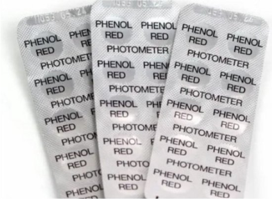 Comprimés pH Phenol Red pour testeur manuel - 100 pièces | bol