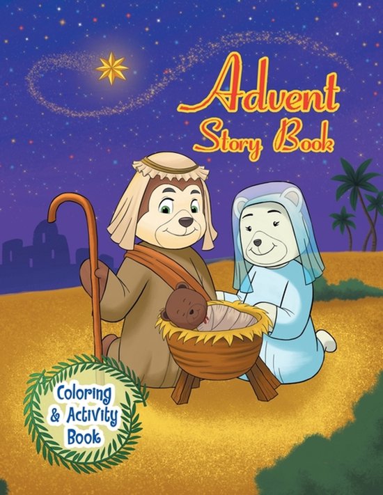 Advent Storybook Coloring Activity Book, Mary Albert | 9798993644707 ...