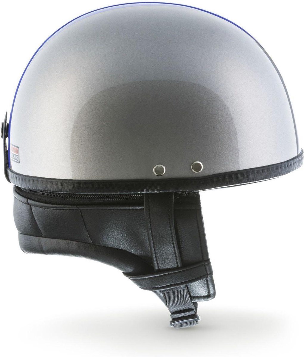 MOTO D23 braincap, halve helm, pothelm voor scooter en motor, L, hoofdomtrek 59-60cm | bol.com
