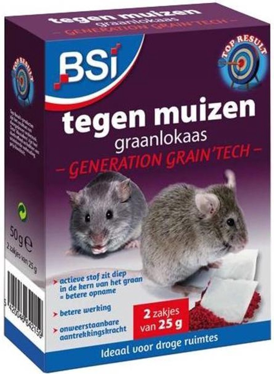 Muizengif - Compleet Bestrijdingspakket voor Droge Ruimtes - Gif ...