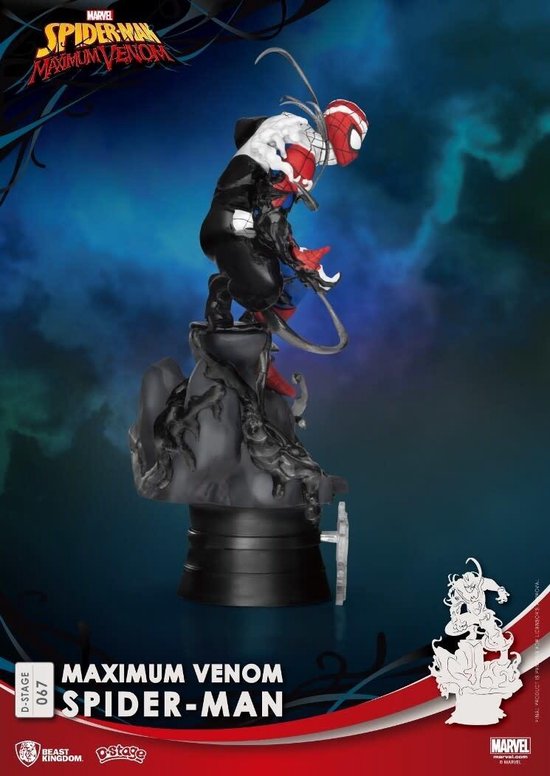 Marvel: Maximum Venom Spider-Man PVC Diorama | bol.com