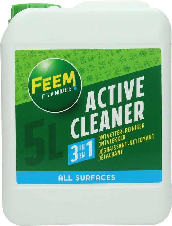 Feem Active Cleaner is ontzettend effectief voor het reinigen ...