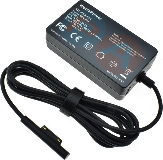 Adapter 60W 15V-4A voor Microsoft Surface Laptop 3 1867 | bol.com