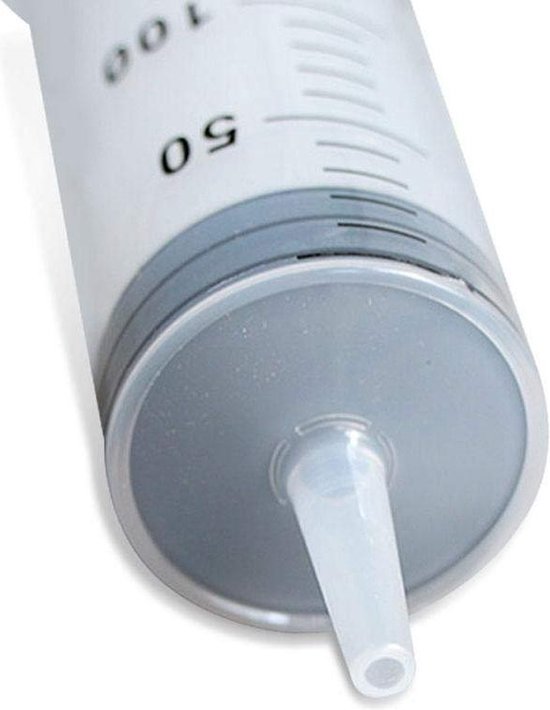 Grote Injectiespuit - Doseerspuit met extra lange tuit - 300 ml | bol