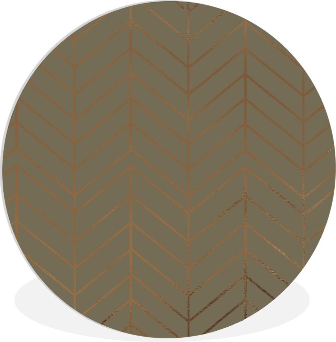 Cercle Mural - Cercle Mural Intérieur - Motifs - Bronze - Luxe - ⌀ 90 ...
