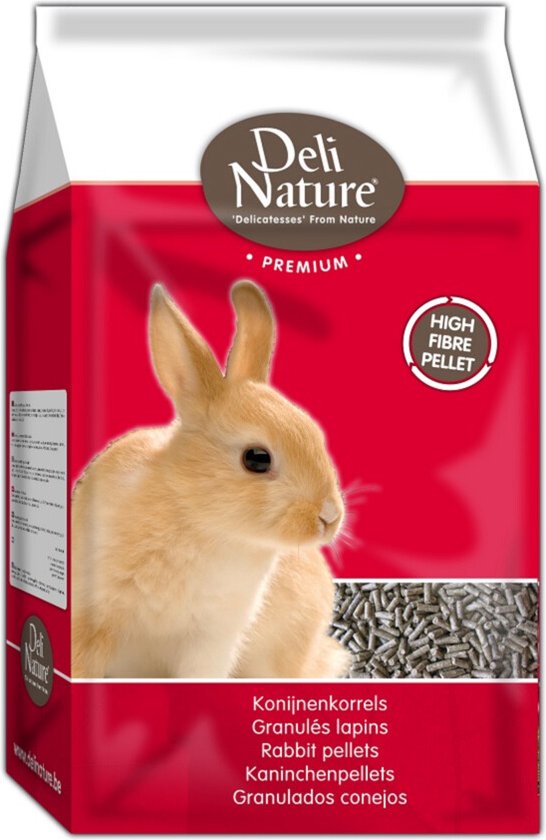 Deli Nature Premium Konijnenkorrels Sensitive 4 kg | bol