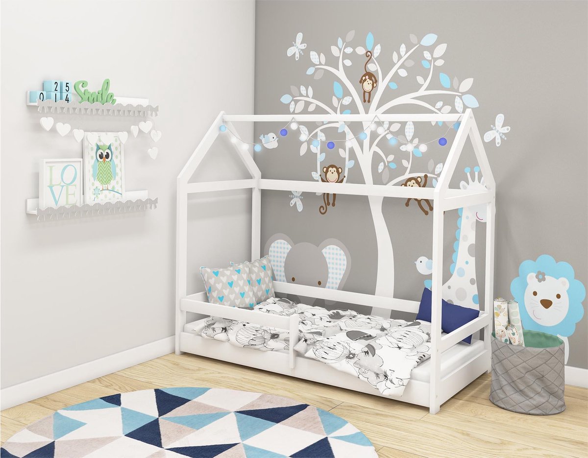 Kinderbed Tiny House - Huisbed - 160 x 80 cm | bol.com