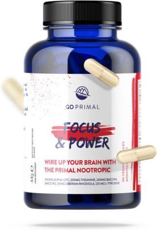 GoPrimal Focus and Power - Primal Nootropic | bol