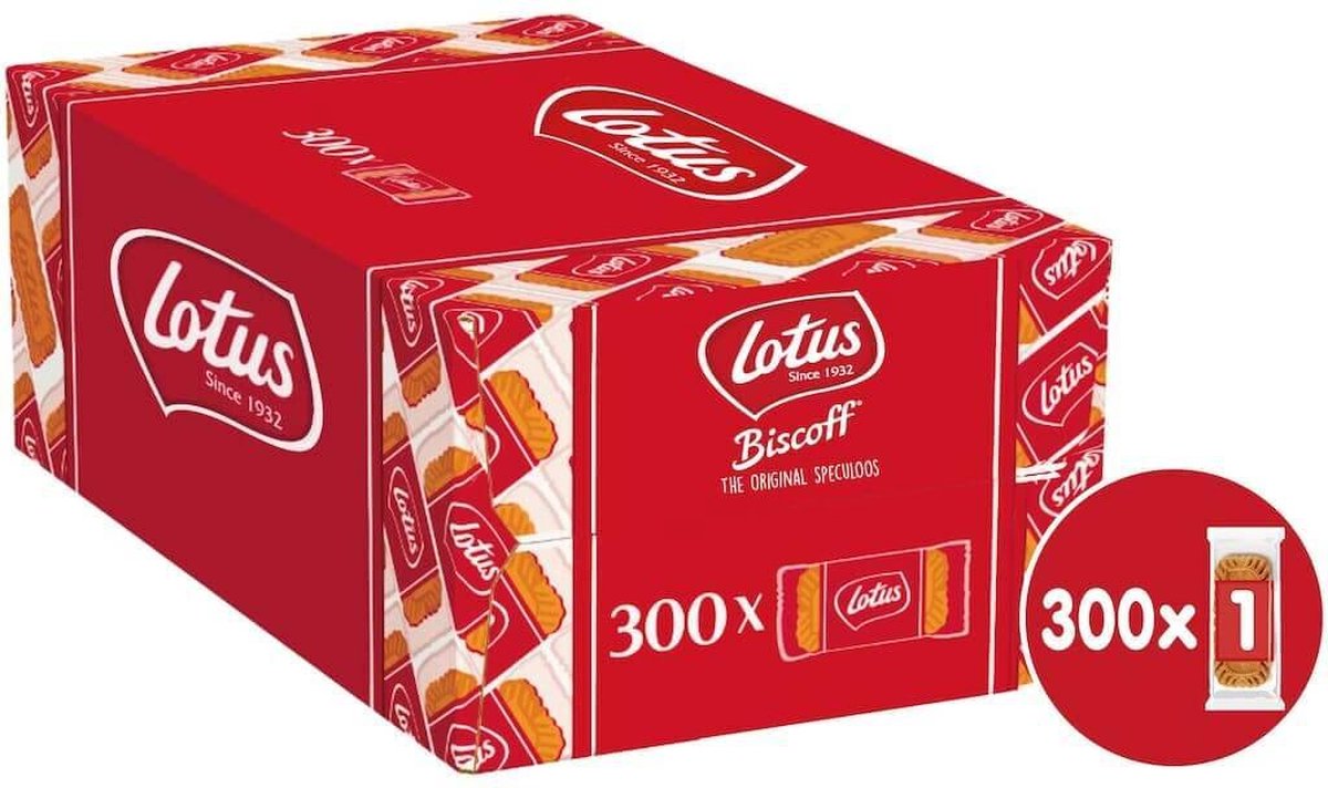 Lotus Original | Speculoos koekjes | 300 stuks | bol.com