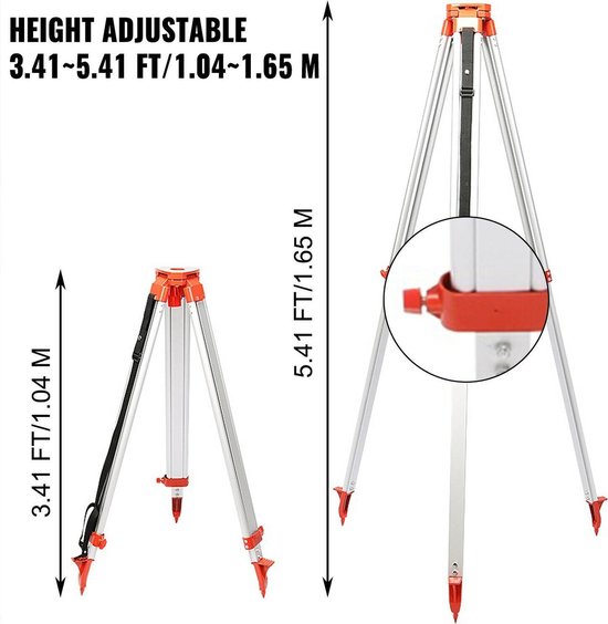 Statief en Staff Kit - Geschikt - voor Auto Levels - Roterende - Laser ...