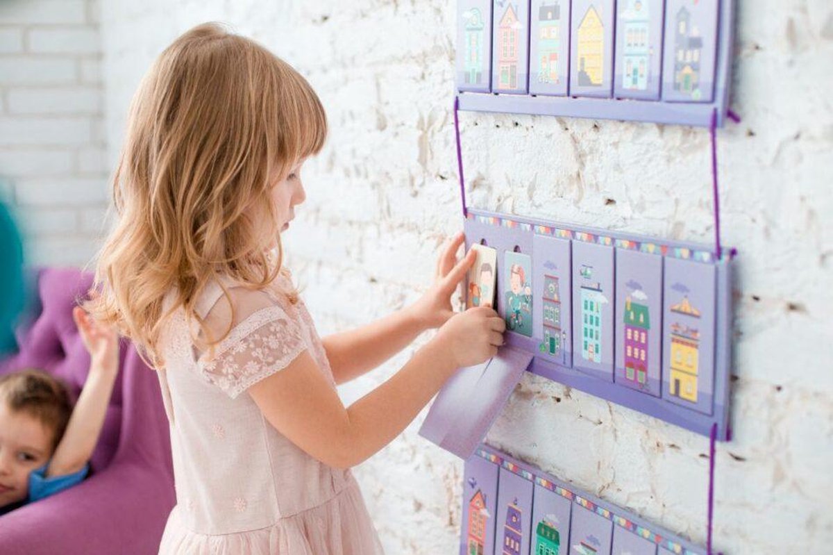 OKID Dagplanner Meisje – Planbord kind met 100 Kaarten - Pictogrammen ...