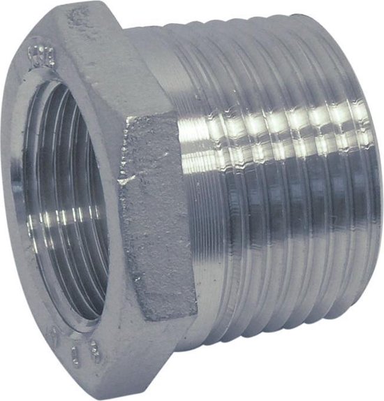 Koppelstuk met binnen- en buitendraad, 1 inch - 3/4 inch | bol