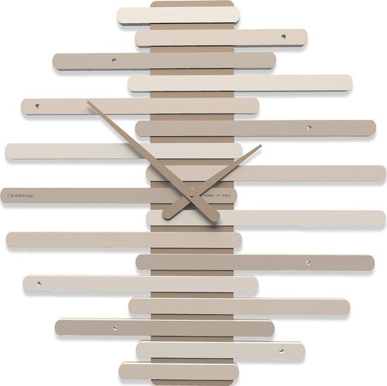 WANDKLOK ART STRIPES -- CAFE LATTE -- MODERN DESIGN | bol.com