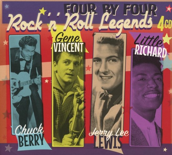 Various (Four By Four) - Rock'n'roll Legends (4 CD), Little Richard ...
