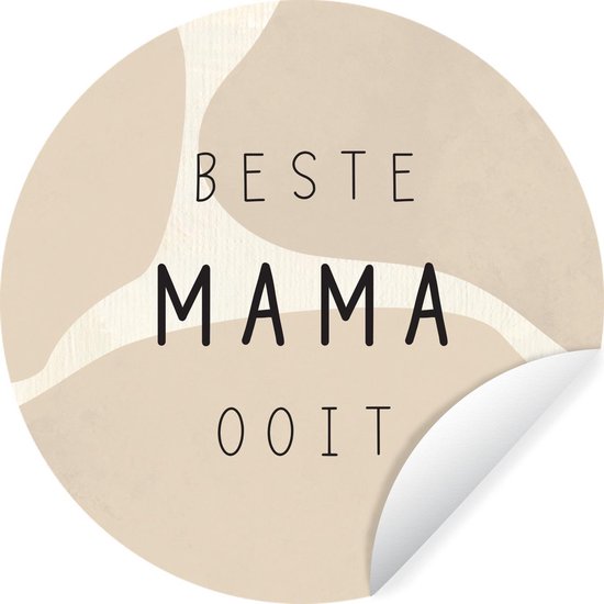 Spreuken - Beste mama ooit - Quotes - Moeder Behangsticker XXL | bol.com