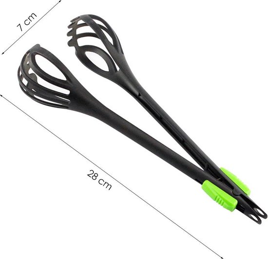 Ei Schep - Zwart - Eierschep - Tang voor Eieren - Schep voor Eieren ...