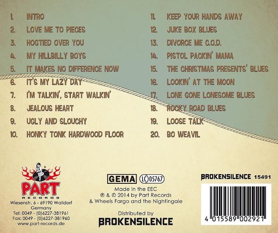 Wheels Fargo & The Nightingale - At The Hayride (CD), Wheels Fargo ...