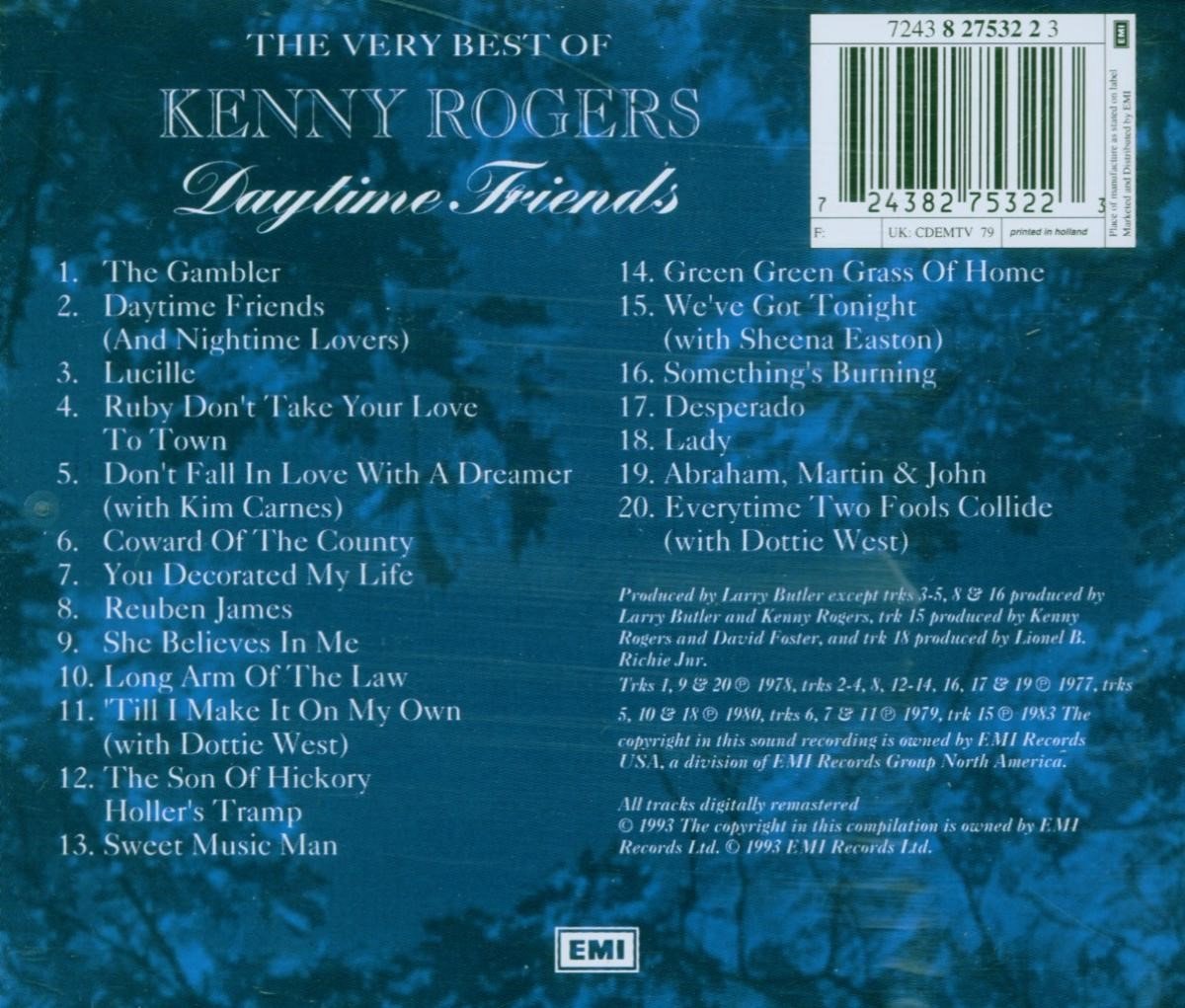 Kenny Rogers - Daytime Friends (CD), Kenny Rogers | CD (album) | Muziek ...