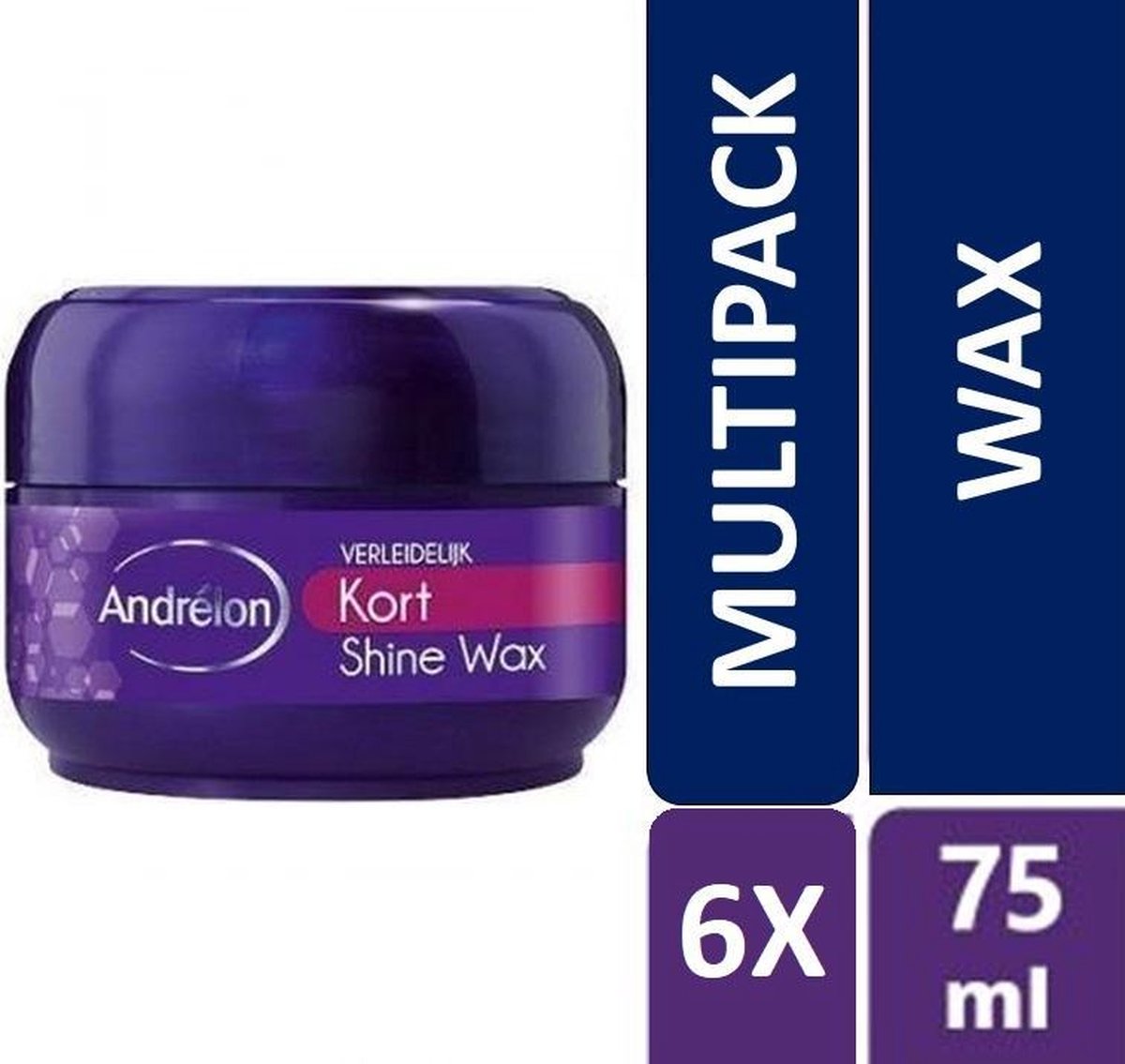 Andrelon Styling Wax Kort Shine 75 ml 6 stuks | bol.com
