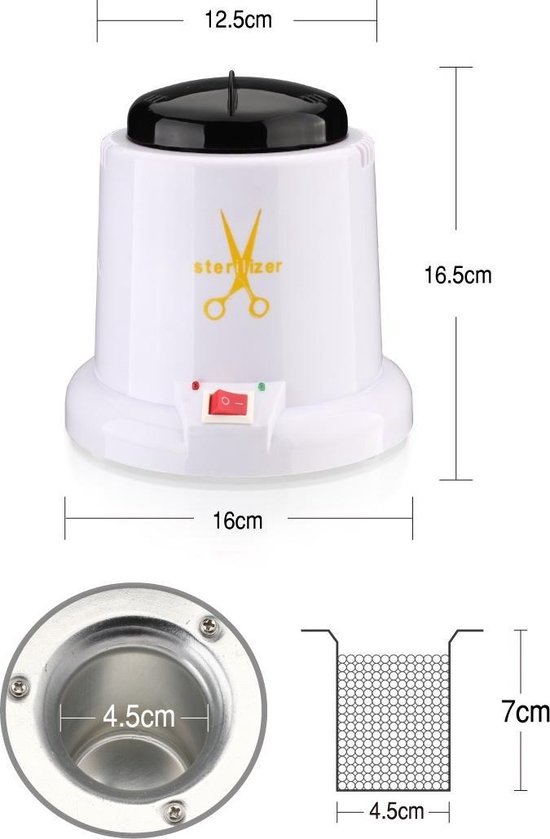 Professionele Elektrische Sterilisator Voor Manicure/Pedicure/Kapper - Voor Effectieve... | bol