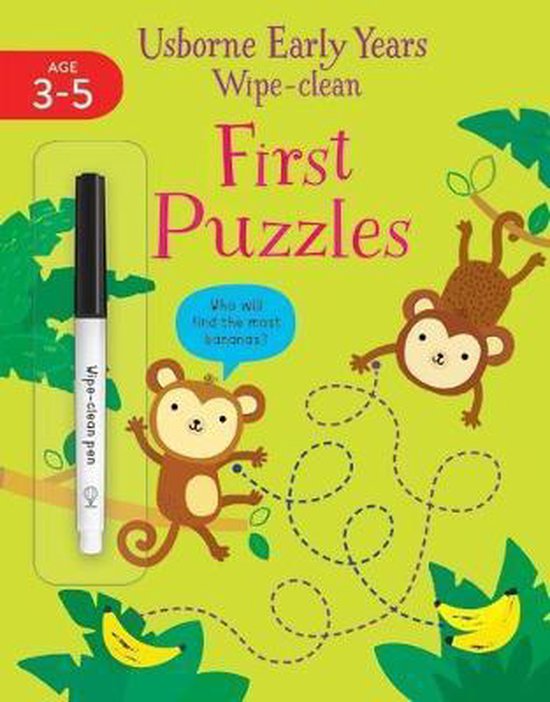 Usborne Early Years Wipe-clean- Early Years Wipe-Clean First Puzzles ...