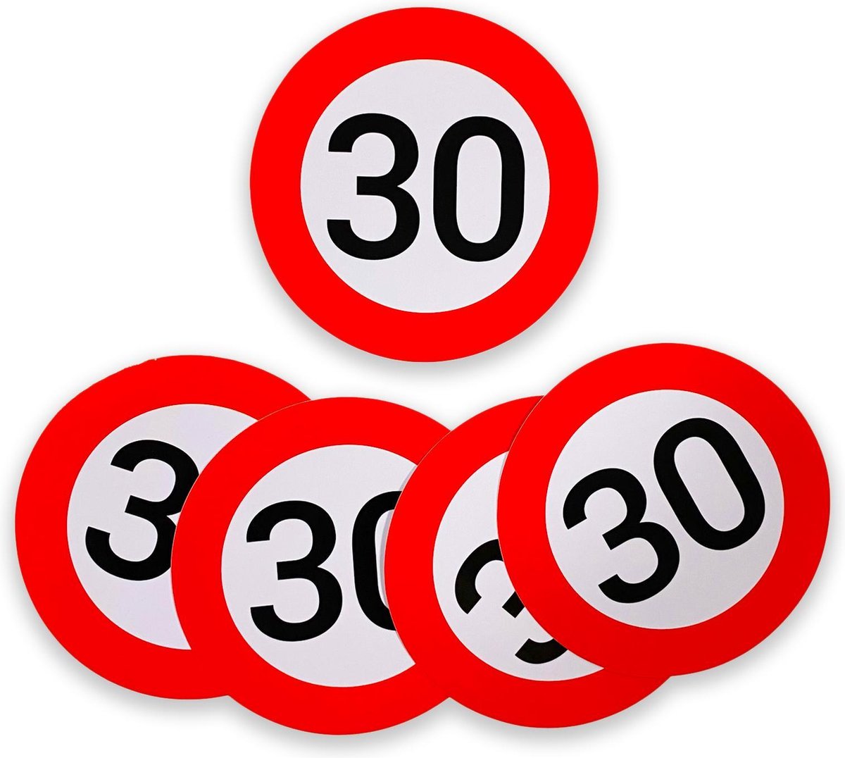 Brute Strength - Set van 10 Stuks - Stickers 30 km - Maximaal 30 km/u ...