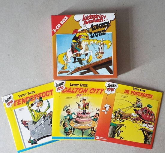 Lucky Luke 3-cd box luisterstrip avonturen | 8711539430061 | Boeken ...