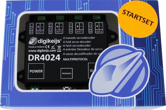 Digikeijs DR4024 Servo Decoder Startset - Met 4 Servos | bol