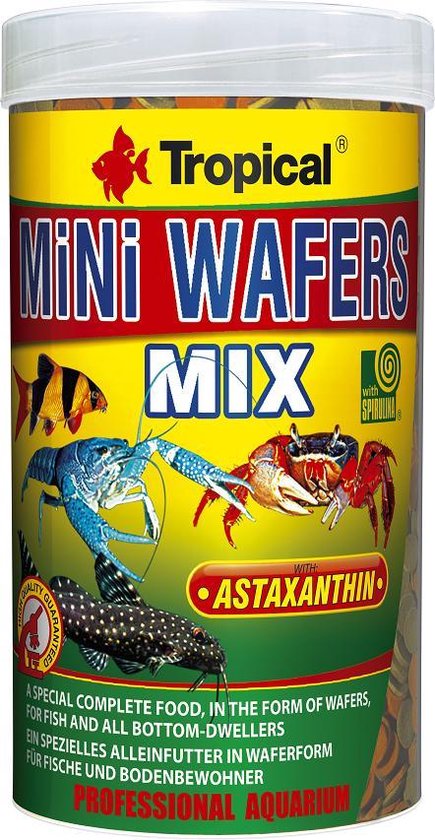 Tropical Mini Wafels Mix - 250ml - Aquarium Visvoer | bol