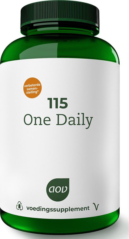 AOV 115 One Daily - 120 tabletten - Multivitaminen - Voedingssupplement ...