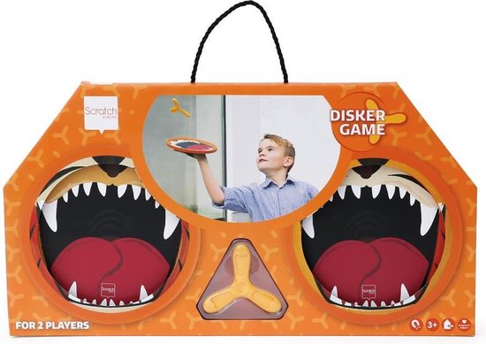 Scratch Spel Lions Hand-disker Junior 17 Cm Staal Oranje 3-delig | bol
