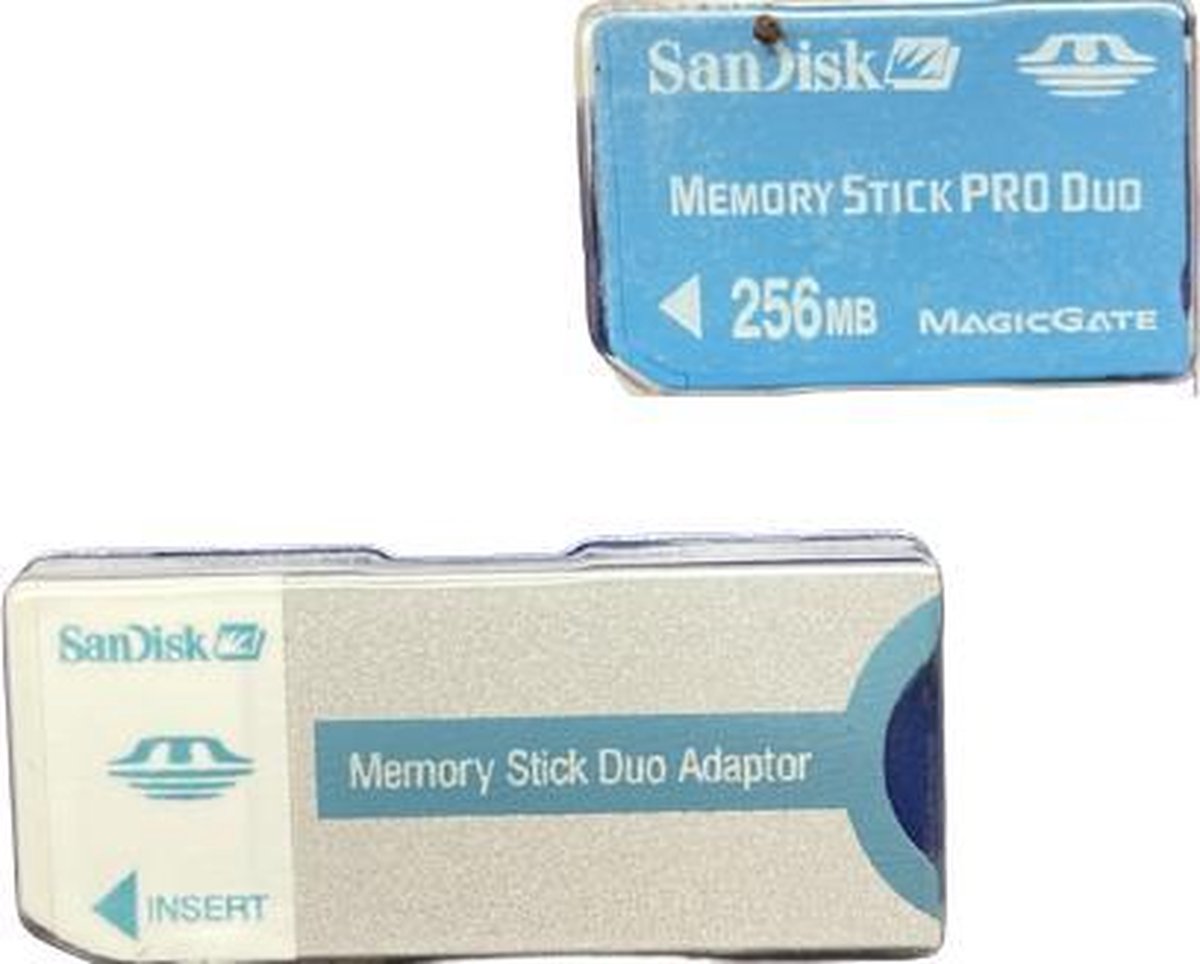 SanDisk Memorystick Pro Duo 256 MB | bol