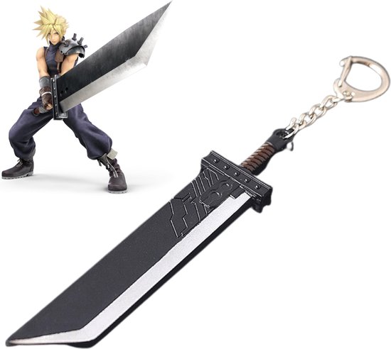 Porte-clés Final Fantasy - Cloud Strife - Buster Sword - Final FaFntasy ...