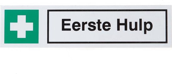 Sticker Eerste hulp d5204 | bol