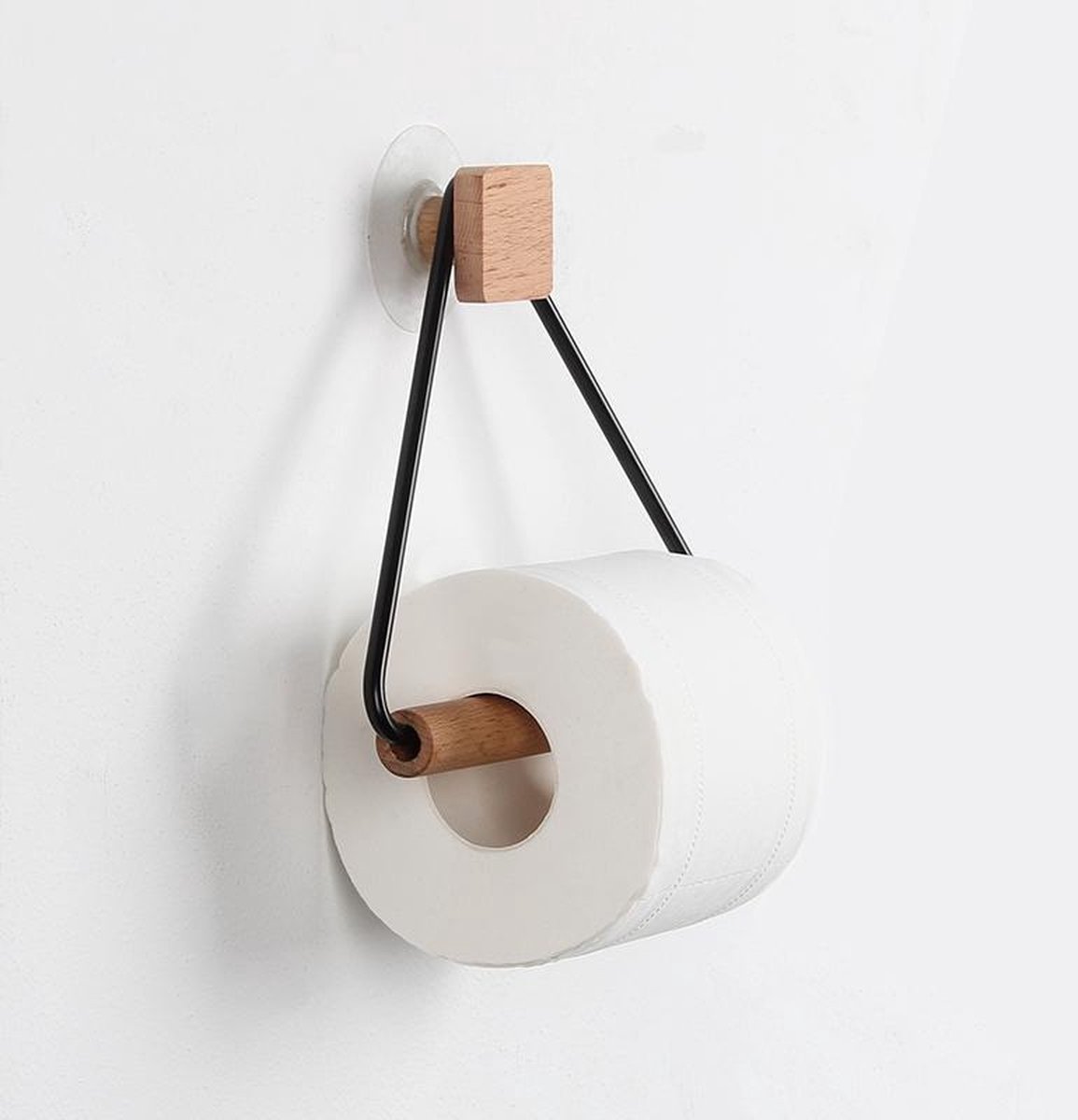 Bee's WC Rolhouder - Toiletrolhouder - Klassiek Zwart | bol.com