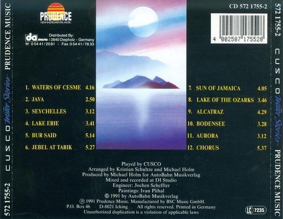 Cusco – Water Stories, Cusco | CD (album) | Muziek | bol