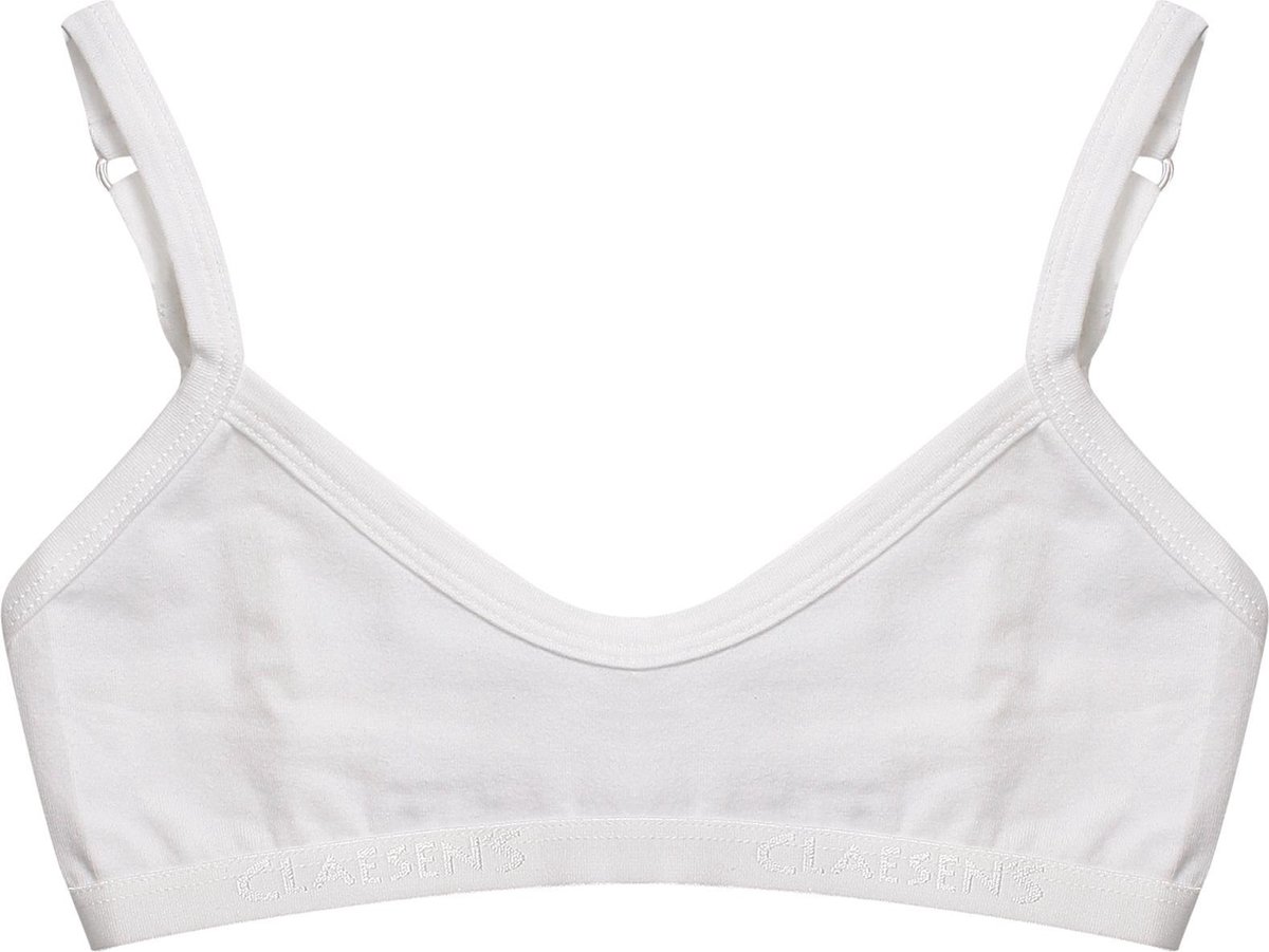 Claesen's Meisjes BH Topje- Wit - Maat 140-146 | bol.com