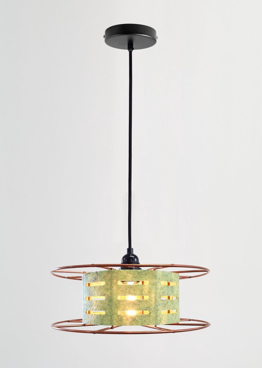 Hanglamp Spool Light Green - Verlichting - Industriële Hanglamp - Hanglamp industrieel... | bol.com