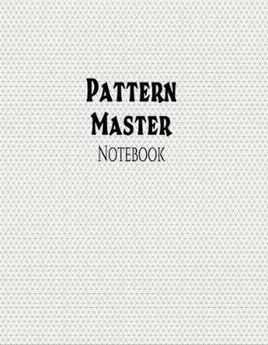 Pattern Master Notebook, Belnat Pro | 9781979069472 | Boeken | bol.com