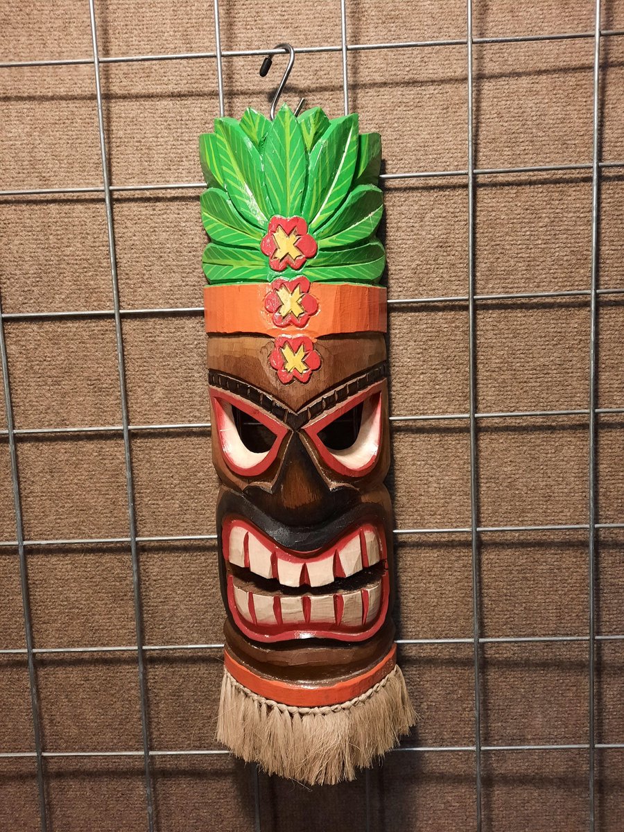 Tiki Masker rok - Houten decoratie - Tiki - Tiki masker - Decoratie ...