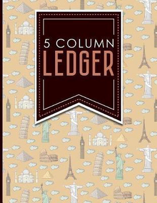 Five Column Ledger- 5 Column Ledger | 9781979684576 | Moito Publishing ...