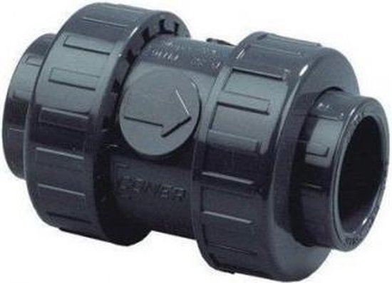 PVC Terugslagklep - 16 bar (PN16) - Koppeldeel - Koppelstuk zwembad ...
