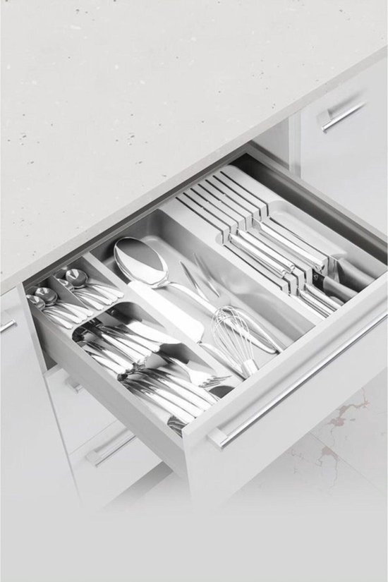 emhouse Multifunctionele Bestekbak | Besteklade | Bestek Organizer ...